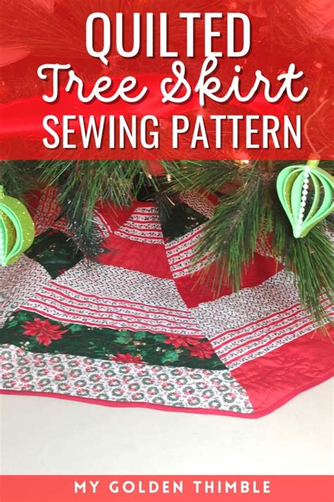 Free Octagonal Quilted Tree Skirt Pattern And Tutorial