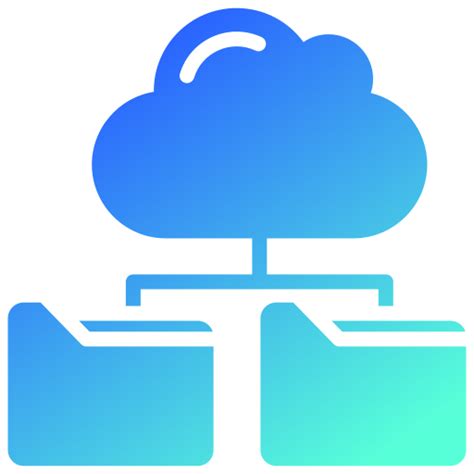 Cloud Folder Free Icon
