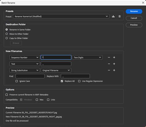 Batch Rename Fails When Filename Has A Dot In Addi Adobe Product Community 15480422
