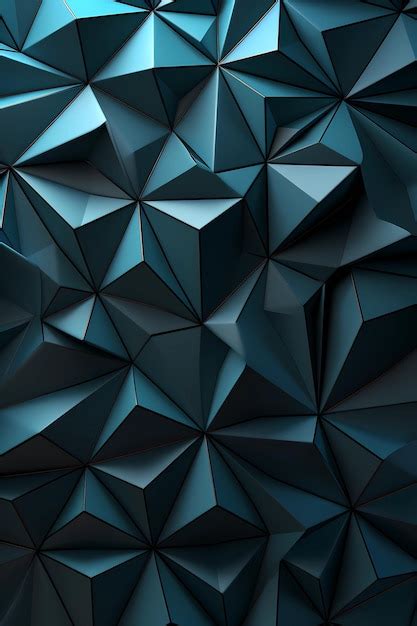 premium ai image a geometric design of overlapping polygons