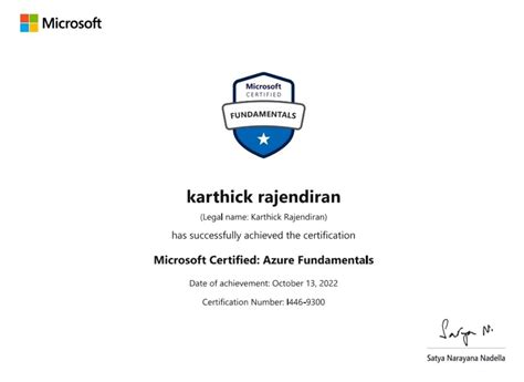 karthick rajendiran on linkedin completedmy first certification in 10
