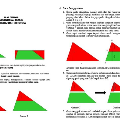 An Example Of Instructions For Using The Prop To Find The Area Of A