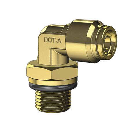 Dq69s Swivel Male Elbow 90 Degree With Metric Thread