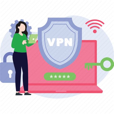 Private Network Security Vpn Encrypted Connection Secure Icon Download On Iconfinder