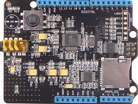 ARD SHD MUSIC V2 Arduino Shield Musik V2 0 VS1053B Bei Reichelt