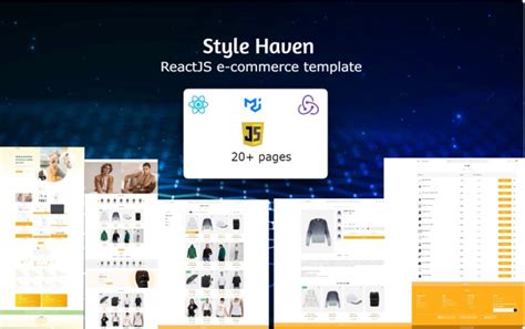 Style Haven Reactjs E Commerce Template Website Template