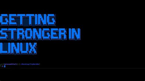 Intermediate Linux Course Tryhackme Linux Strength Training