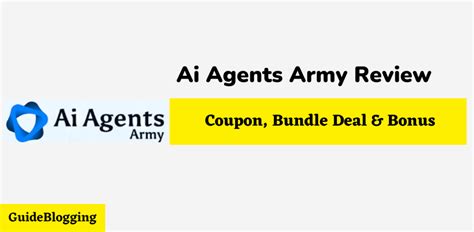 Ai Agents Army Review 2025 Coupon Bundle Deal Bonus
