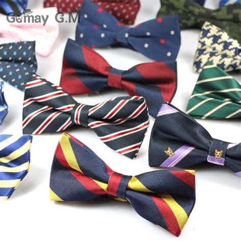 패션 스트라이프 남성 나비 넥타이 브랜드 인기 의류 나비 넥타이 클래식 비즈니스 정장 Bowknot 나비 넥타이 넥타이 웨딩