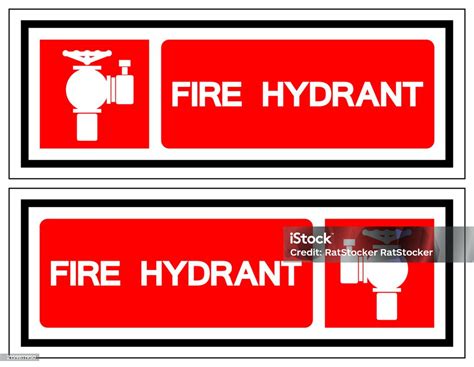Ilustración De Fire Hydrant Symbol Sign Vector Illustration Isolate On