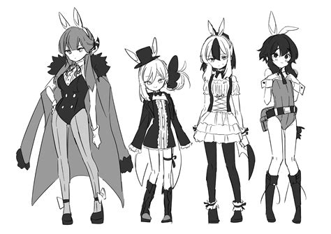 Aru Kayoko Mutsuki And Haruka Blue Archive Drawn By Nogiwakaede