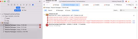 Crashlytics Unit Test Directory Structure Incompatible With Swift Tools Version 56 · Issue