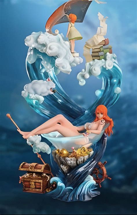 Nami Statue One Piece Clay Sculpture Nami Figures Nami One Piece