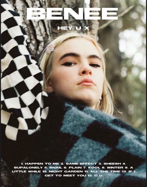 Benee Hey U X Music Fans Poster Songs