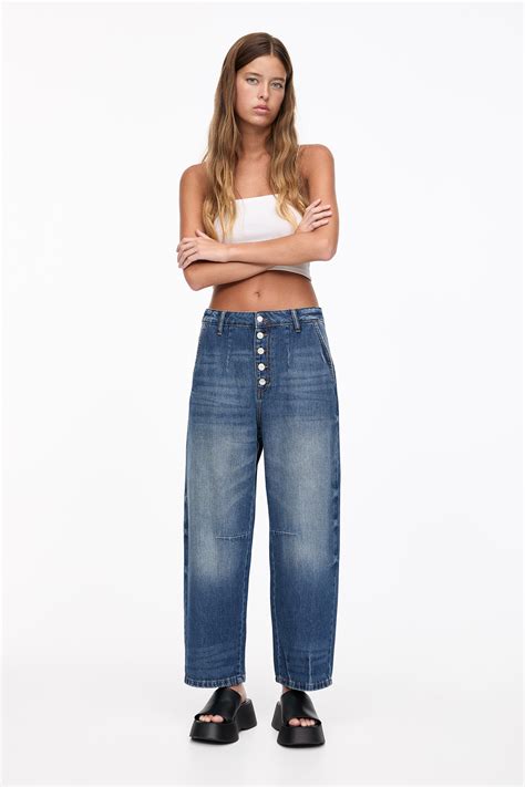 Damskie Jeansy Baggy Pullandbear