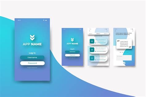 premium vector ui app design