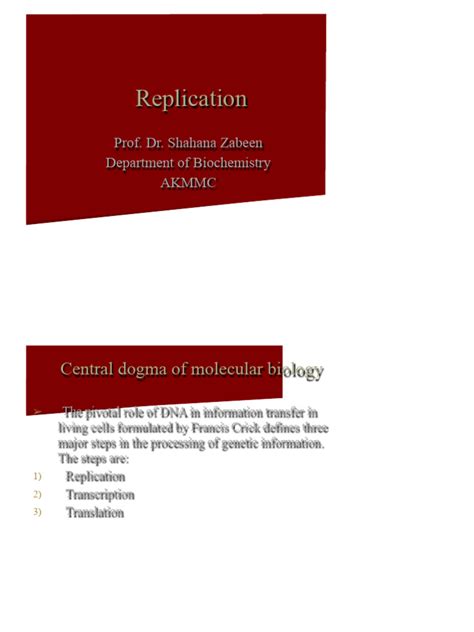 5 Replication Ppt Pdf Dna Replication Dna
