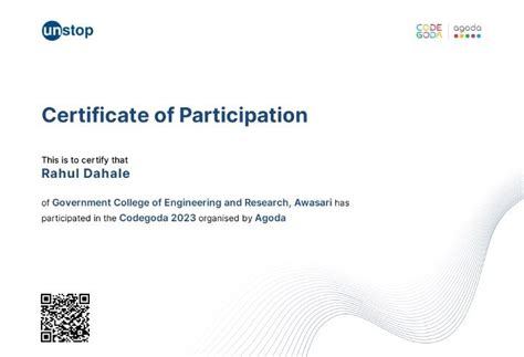 Rahul Dahale On Linkedin Unstop Hackthon Certificate