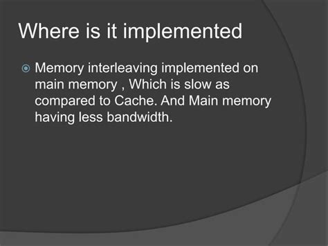 memory interleaving and low order interleaving and high interleaving