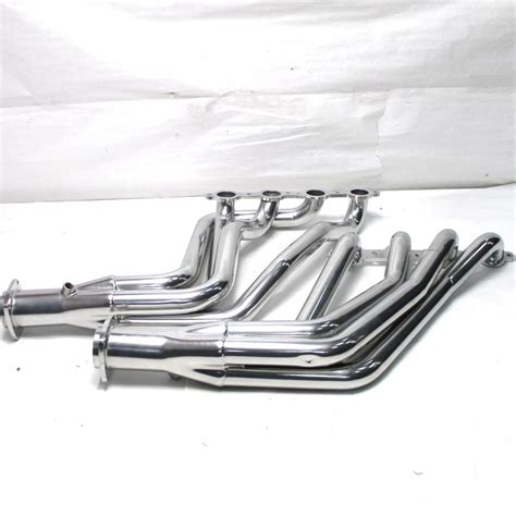 Garage Sale Dynatech 1967 69 Camaro Long Tube Ls Headers 1 7 8 3 Collector Coated