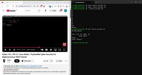 Tryhackme Bashscripting Linux Commandline Cybersecurity Techlearning Itsupport