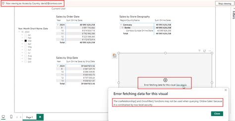 While Using Rls When Manipulating Relationships In Power Bi What Can