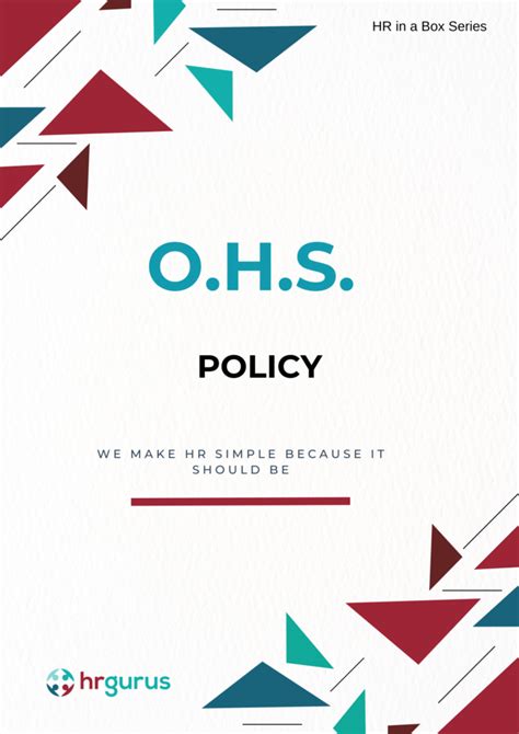 Ohs Policy Hr Gurus
