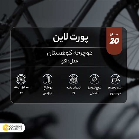 قیمت و خرید دوچرخه کوهستان پورت لاین مدل اکو سایز 20