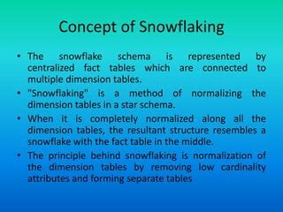 Data Warehouse Snowflake Schema PPTX Databases Computer Software And Applications