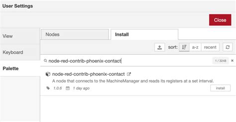 Install NodeRED Libraries Proficloud Io