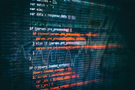 Programming Coding Source Code Screen Stock Image Image Of Creative Element 47515427