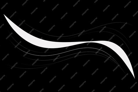 Premium Photo Curve Line Strip Swirl Wave Shape Design Curve Line Energy