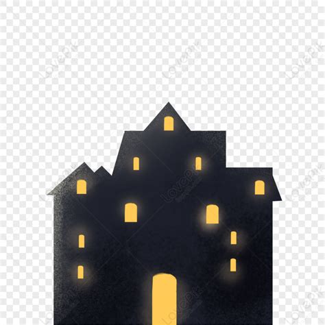 할로윈 유령의 집 Png 일러스트 무료 다운로드 Lovepik