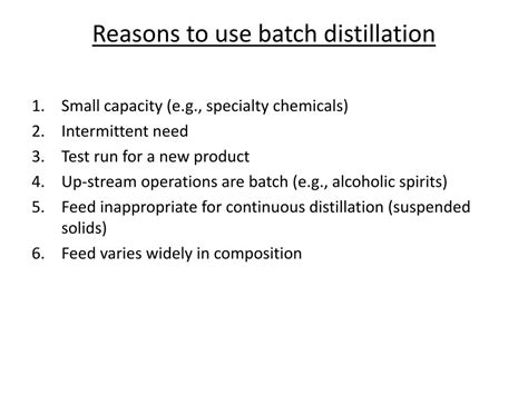 Ppt Batch Distillation Powerpoint Presentation Free Download Id