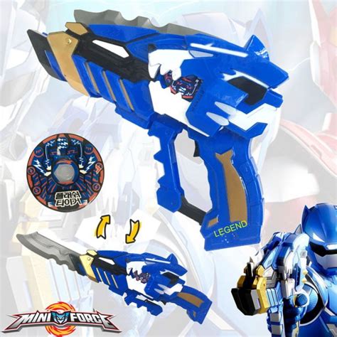 Mini Force X Agent Toys Robot Volt Miniforce Series Power Gun Toy Set