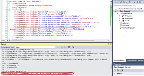 Azure Functions Project Gets Systemvaluetuples Error After Azure Functions Extension