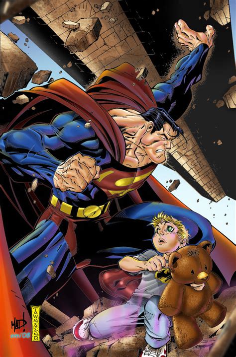 Superman Saves By Spidey0318 On Deviantart