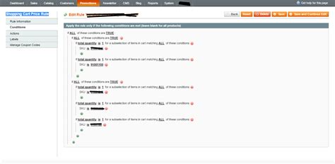 Magento How Can I Bulk Import ShoppingCart Price Rule SKU S Into Conditions And Actions