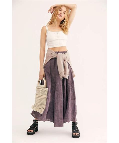 Cp Shades（シーピーシェイズ）の「cp Shades Lily Linen Jacquard Maxi Skirt（スカート）」 Wear