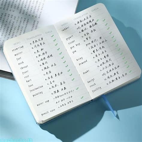 โมโชโช แบบพกพาปกหนัง ปู่ สมุดไดอารี่กระดาษคําศัพท์โน๊ตบุ๊คภาษาอังกฤษ คํา สมุดบันทึก สมุดจดบันทึก