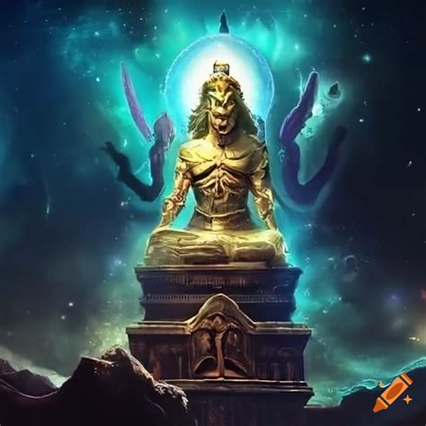 Illustration Of Twelve Gods Creating The Universe