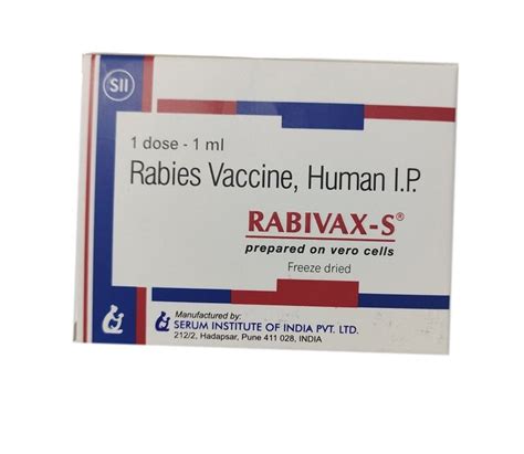 Rabivax S Human Rabies Vaccine Prescription Treatment To Prevent