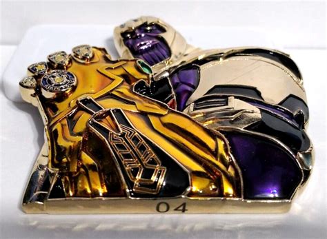 Thanos Infinity Gauntlet Villain Avengers Challenge Coin Medallion Nypd