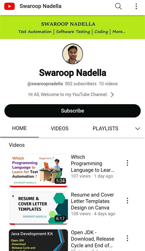 Thankyou Softwaretesting Java Swaroopnadella Swaroop Nadella 13 Comments