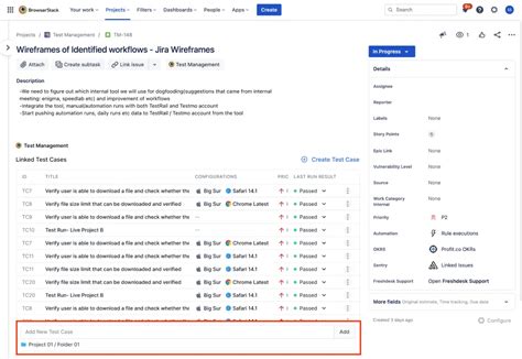 Manage Test Cases In Jira App BrowserStack Docs Manage Test Cases In Jira App BrowserStack Docs