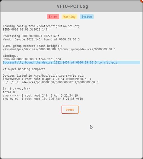 getting execution error trying to pass usb controller to vm vm engine