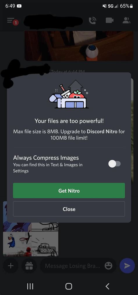 Why Is Discord Flagging Me For A Video Being Above 8 Mb When The Videos Only Two R Discordapp