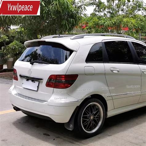 Abs 소재 프라이머 컬러 자동차 트렁크 립 윙 리어 루프 스포일러 메르세데스 벤츠 B 클래스 스포일러 B200 2009 2010 2011 Aliexpress
