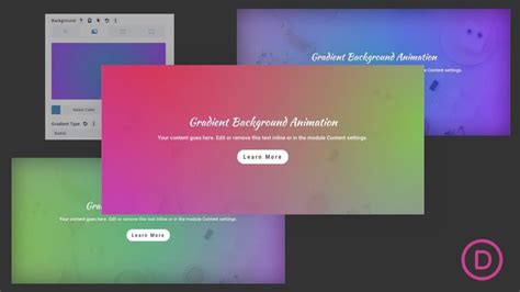 How To Create Gradient Background Animation In Divi 2 Ways Gradient Background Gradient