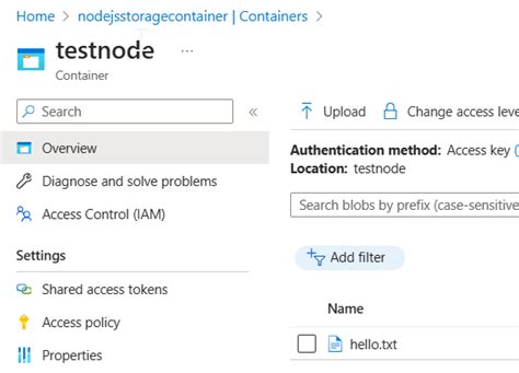 Nodejs Why Im Not Able To Authenticate To Blob Storage With